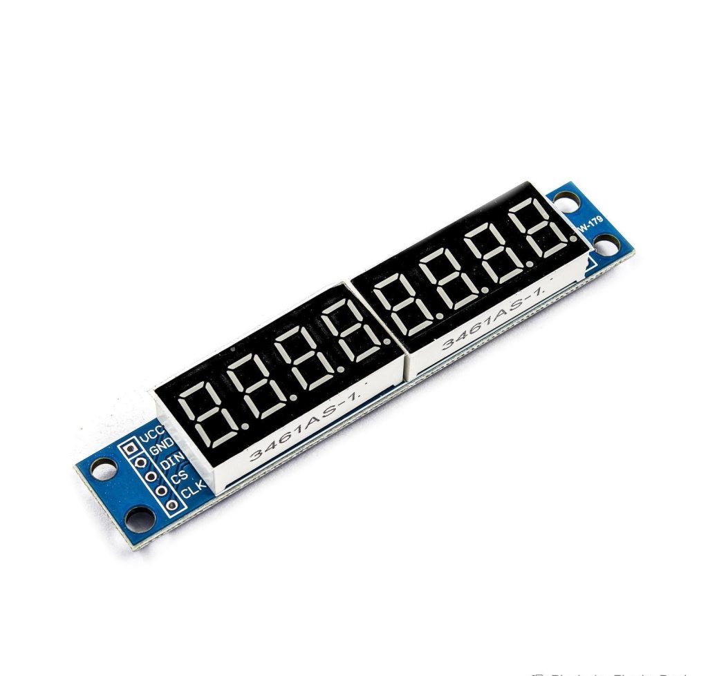 MAX7219 8-Digit 7-Segment Display Module – Robolabs.lk