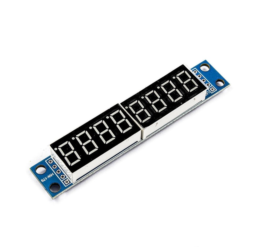 MAX7219 8-Digit 7-Segment Display Module – Robolabs.lk