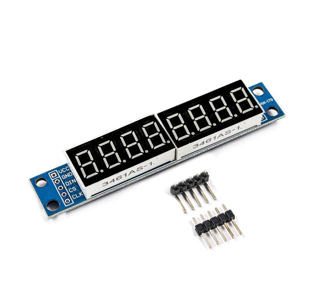 MAX7219 8-Digit 7-Segment Display Module – Robolabs.lk