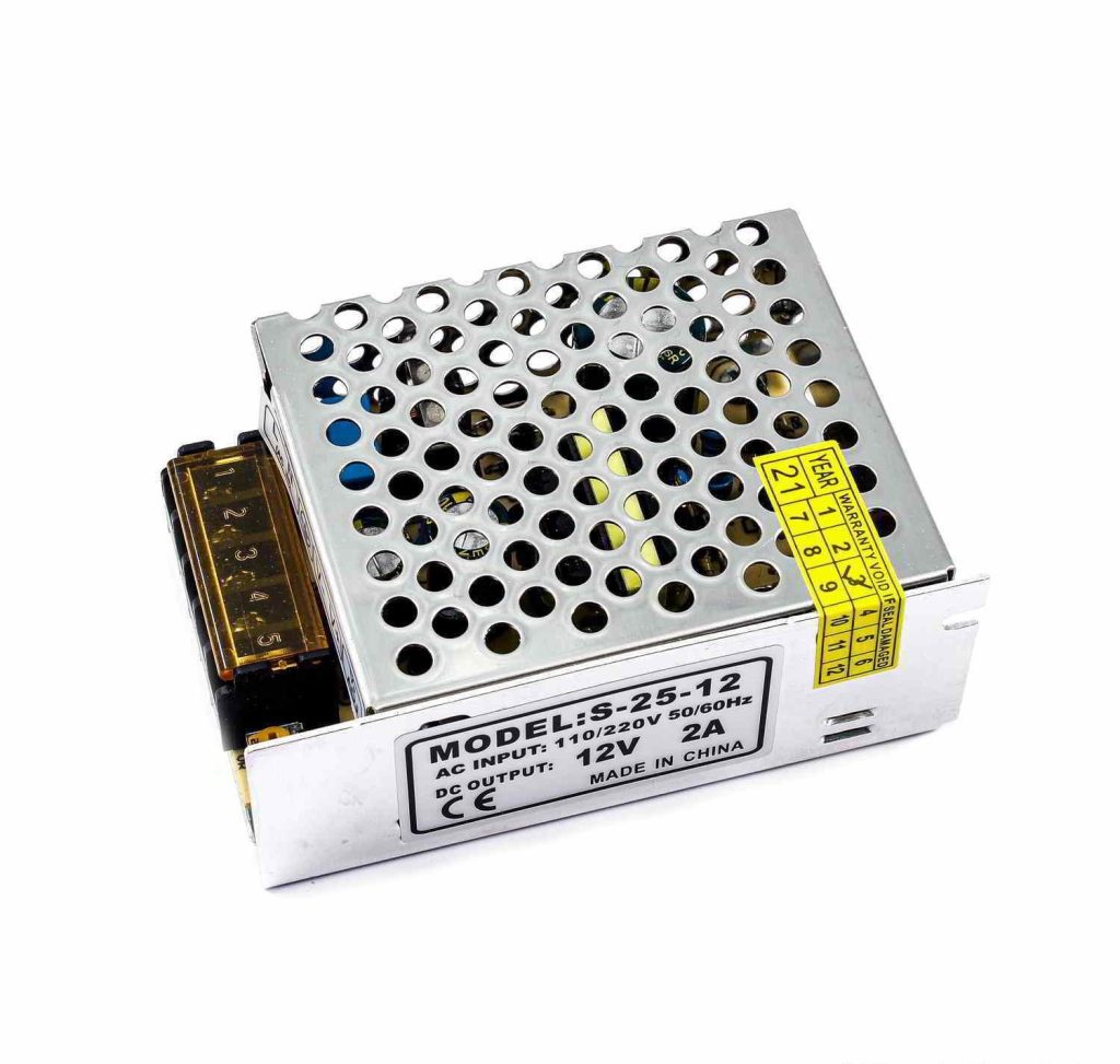 12V 2A SMPS Small Power Supply Metal Casing – Robolabs.lk