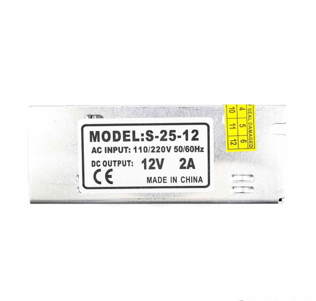 12V 2A SMPS Small Power Supply Metal Casing – Robolabs.lk