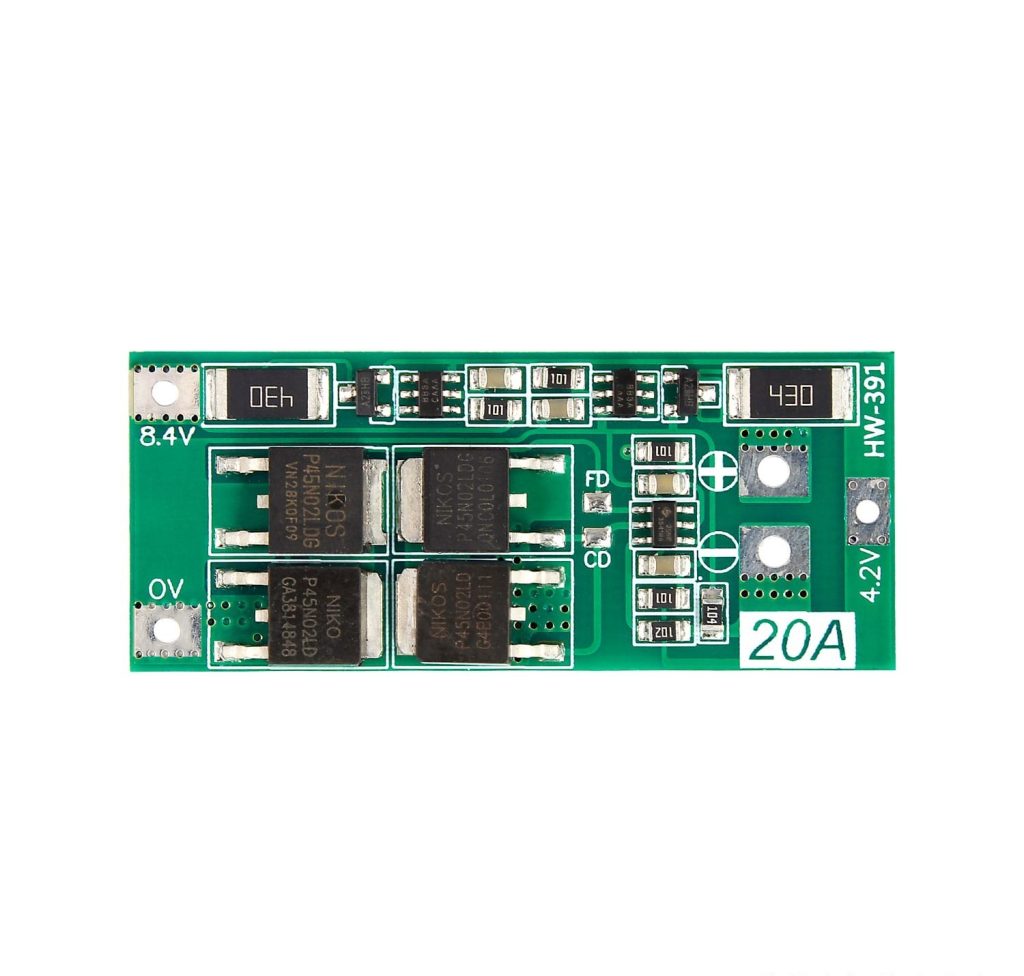 2S 7.4V 20A BMS 18650 Lithium Battery Protection Board – Robolabs.lk